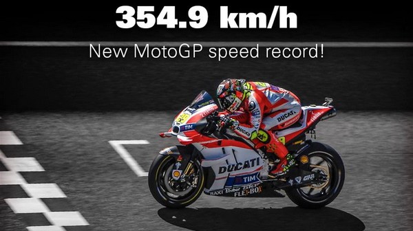 Iannone ควบ Desmosedici GP ทำสถิติเร็วสุดใน MotoGP 354.9 กม./ชม. ...