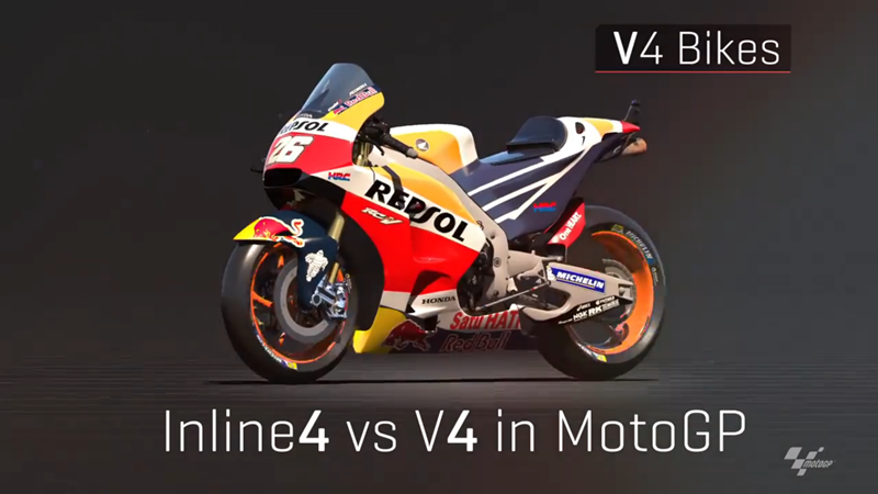 เครื่องยนต์ V4 กับ 4 สูบเรียง บนรถแข่ง MotoGP แบบไหนมีข้อดี ข้อเสีย ...