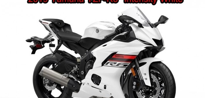 เปิดสีใหม่ 2019 Yamaha YZF-R6 "Intensity White" เอาใจผู้รักความขาวสะอาด ...