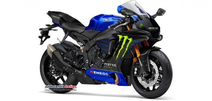 Yamaha R-Series แต่งลายพิเศษ Monster Yamaha MotoGP Team - Motorival.com