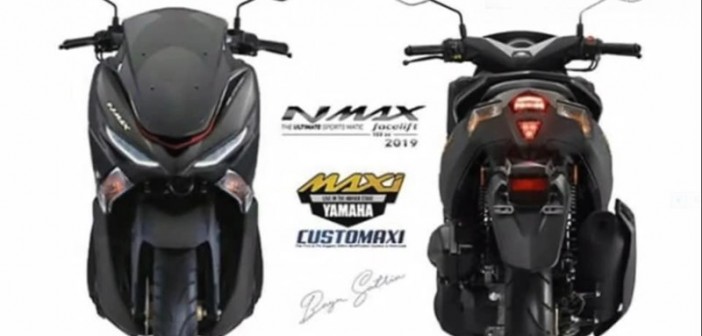 2019 Yamaha Nmax Render ปรับหน้าใหม่เน้นความสปอร์ตสกูตเตอร์ดีไซน์ปราด ...