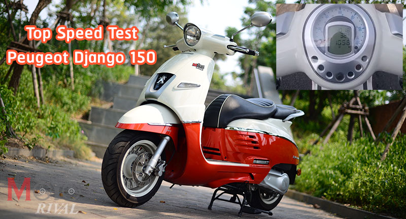 คลิปทดสอบ Top Speed Peugeot Django 150 สกู๊ตเตอร์แดนน้ำหอม by MotoRival ...
