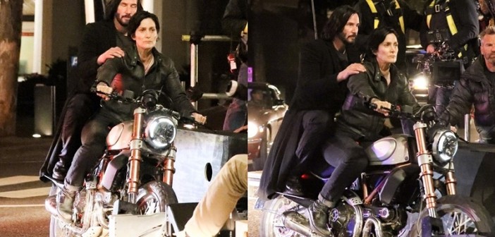 เผยภาพ Neo ซ้อน Trinity ขี่ Ducati Scrambler 1100 (800) จากกองถ่าย The ...