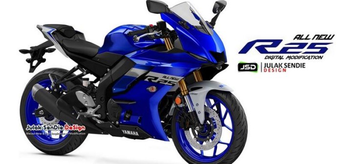 ส่องดีไซน์ Yamaha YZF-R25 Concept ใหม่ กับเครื่องเดิม เพิ่มเติมเฟรม ...