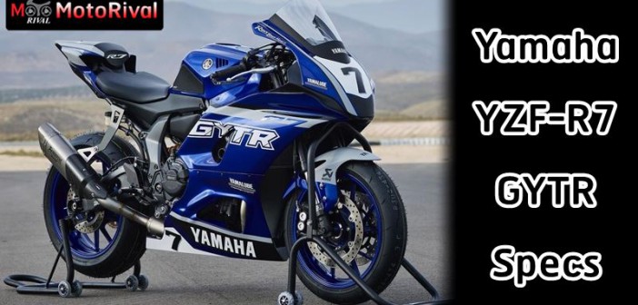 Yamaha YZF-R7 GYTR เผยภาพชุดแรก พร้อมคลิปเสียงสุดลั่นสไตล์ตัวแข่งสเปค ...