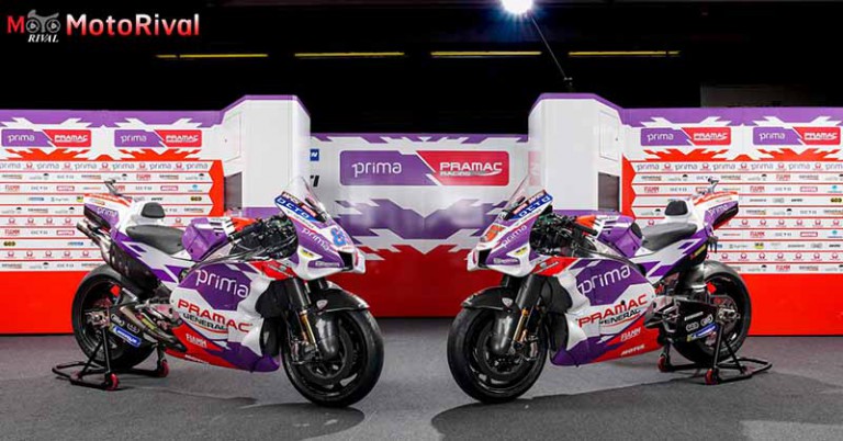 Prima Pramac Racing รถแข่งลายใหม่ ของ #5 และ #89 - Motorival.com