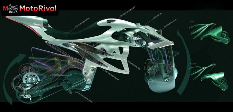 Moto Sapien แนวคิด EV ดีไซน์ลูกผสม ครึ่งชีวิต ครึ่งจักรกล - Motorival.com