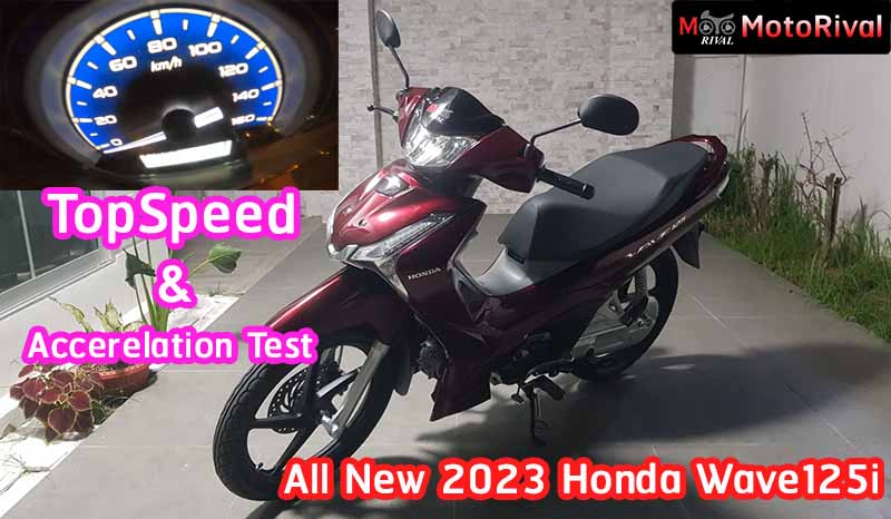 0- TopSpeed 2023 Honda Wave125i by MotoRival - Motorival.com