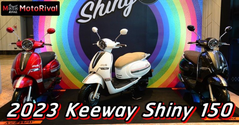 รีวิว Keeway Shiny 150 สกู๊ตเตอร์แฟชั่นเอที สีโดนจัย ไฟเก๋ - Motorival.com