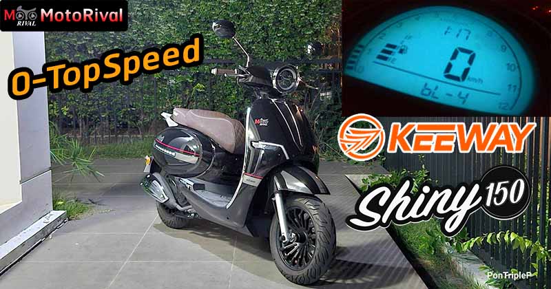 TopSpeed Keeway Shiny 150 & Accerelation Test by MotoRival - Motorival.com