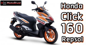 Honda Click 160 Repsol สปอร์ตออโต้ สวมจิตวิญญาณ MotoGP - Motorival.com