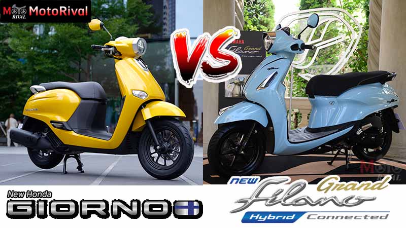 GIORNO+ VS Grand Filano Hybrid Connected แฟชั่นโมเดิร์นสกู๊ตเตอร์ ...