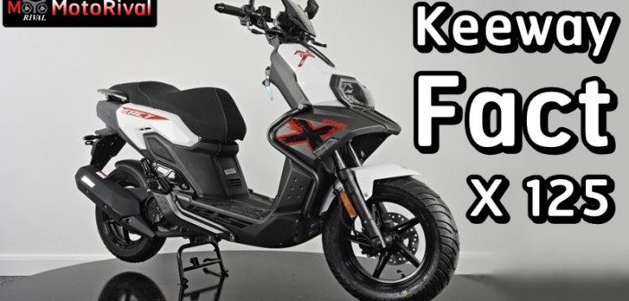 Keeway Fact X 125 สกู๊ตเตอร์สายลุย? แรงบันดาลใจจาก BMW GS - Motorival.com