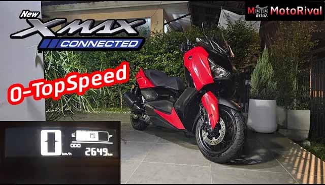 TopSpeed Yamaha Xmax Connected & Accerelation Test by MotoRival ...
