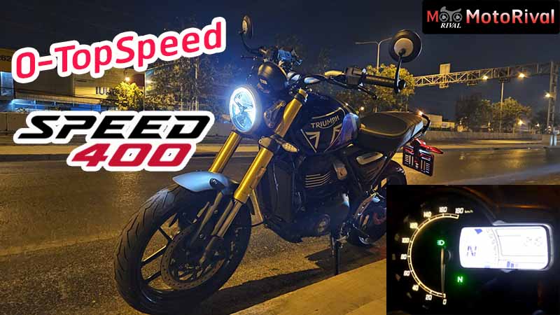 TopSpeed Triumph Speed400 & Accerelation Test by MotoRival - Motorival.com