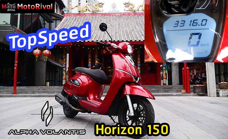 TopSpeed Alpha Volantis Horizon 150 Test by MotoRival - Motorival.com