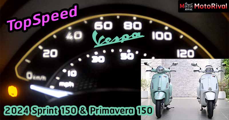 TopSpeed 2024 Vespa Sprint 150 & Primavera 150 i-GET ABS - Motorival.com