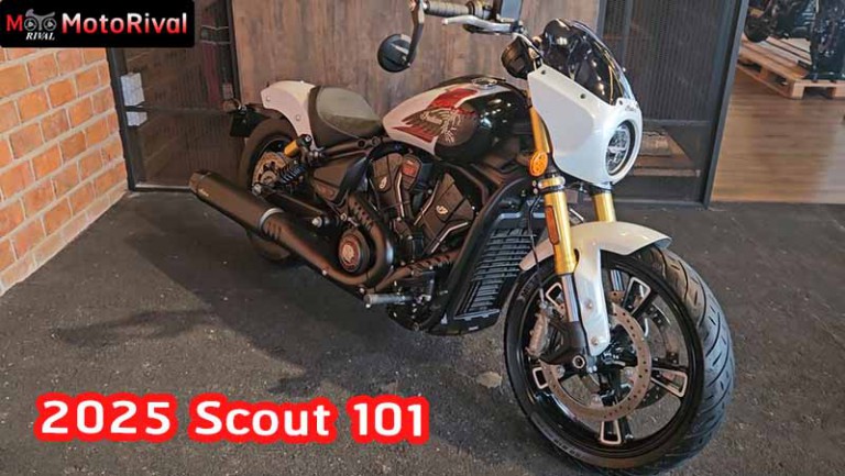 2025 Indian Scout 101 ราคา ตัวท็อป เน้น Performance 8.69 แสน ...