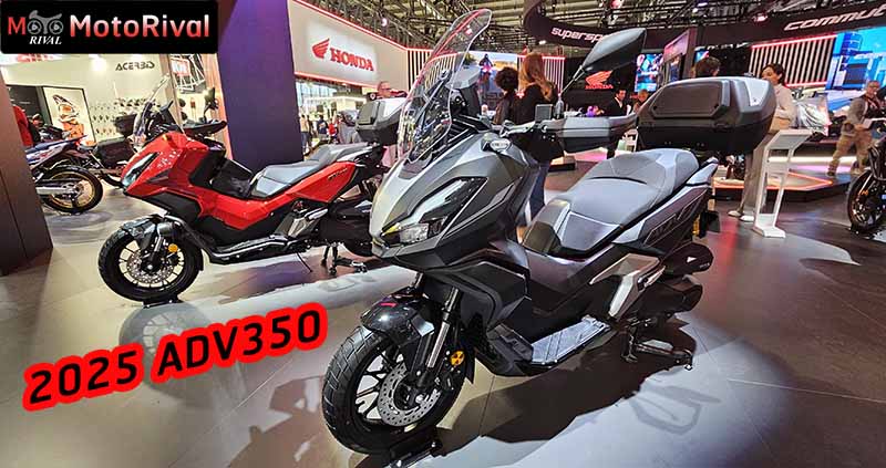 2025 Honda ADV350 จอสีมาแล้ว EICMA2024 - Motorival.com